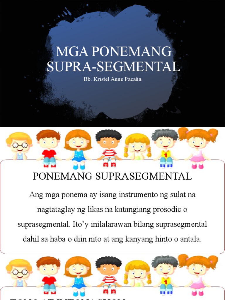 Mga Ponemang Supra-Segmental | PDF