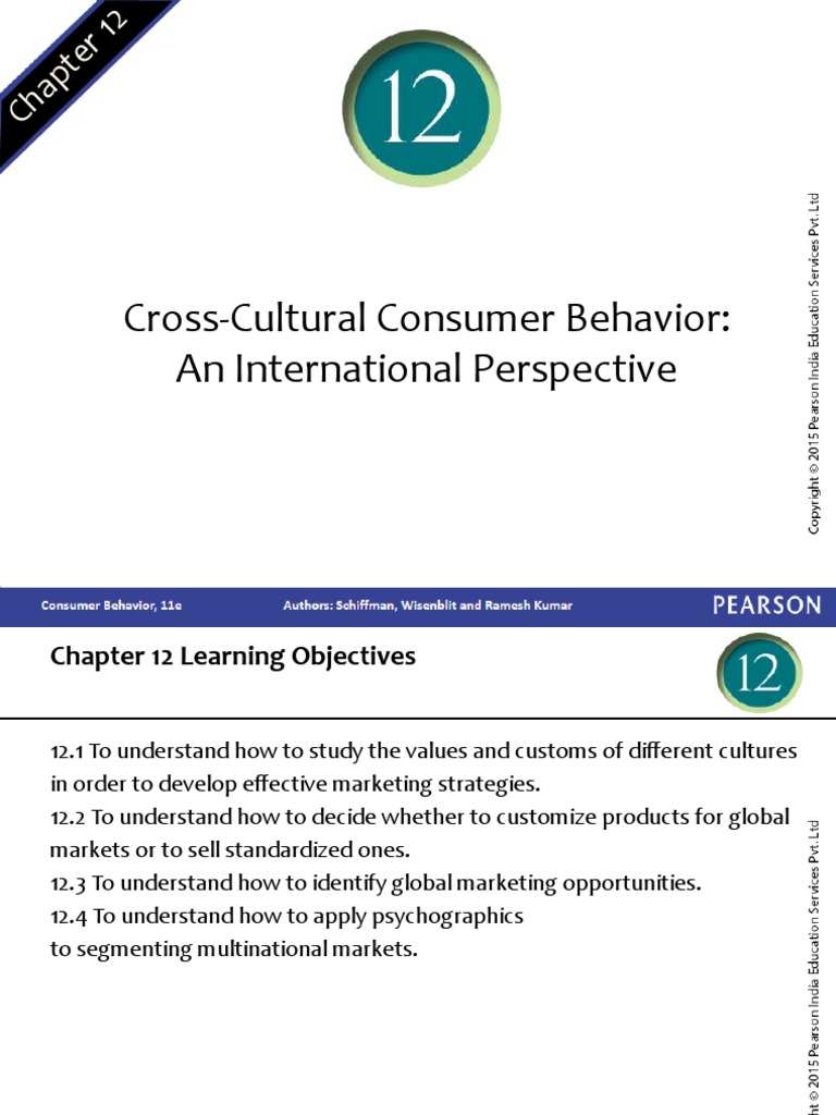 Cross-Cultural Consumer Behavior: An International Perspective | PDF ...