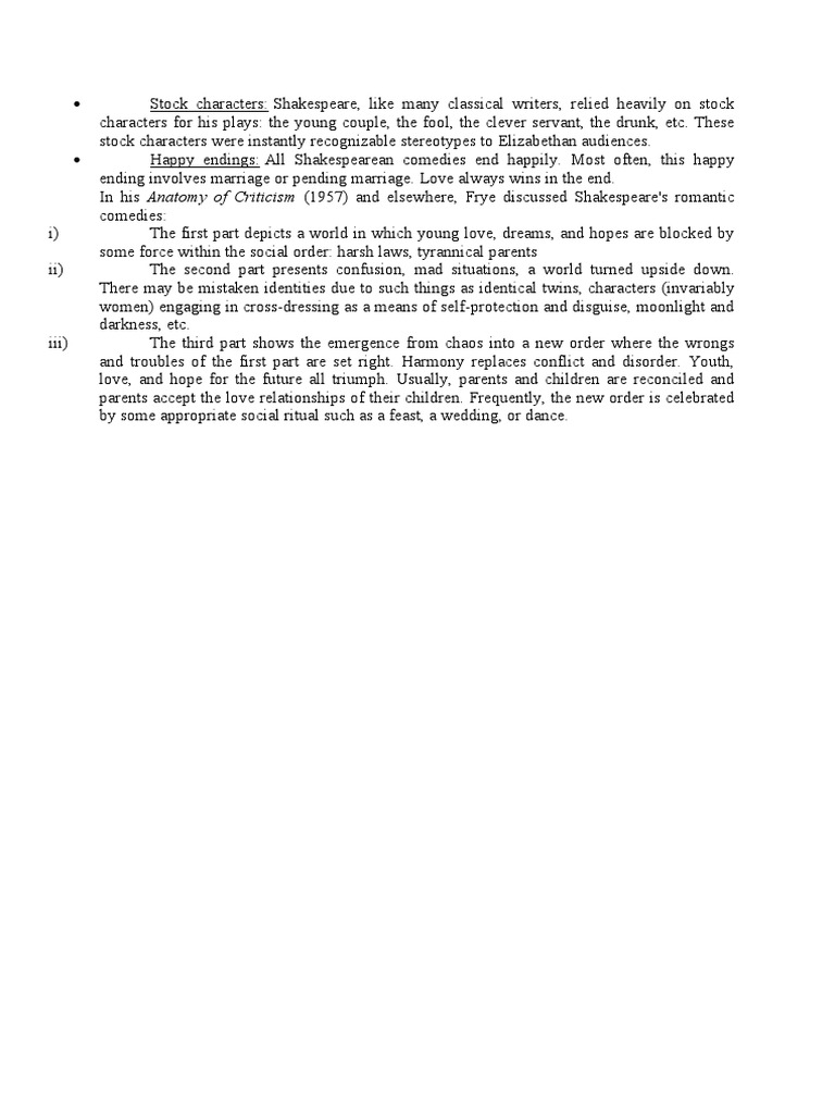 Stock Characters | PDF