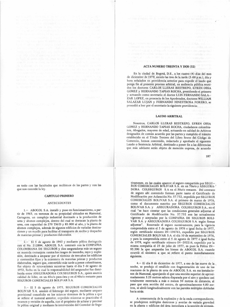 Abocol Vs Bolívar Colseguros | PDF