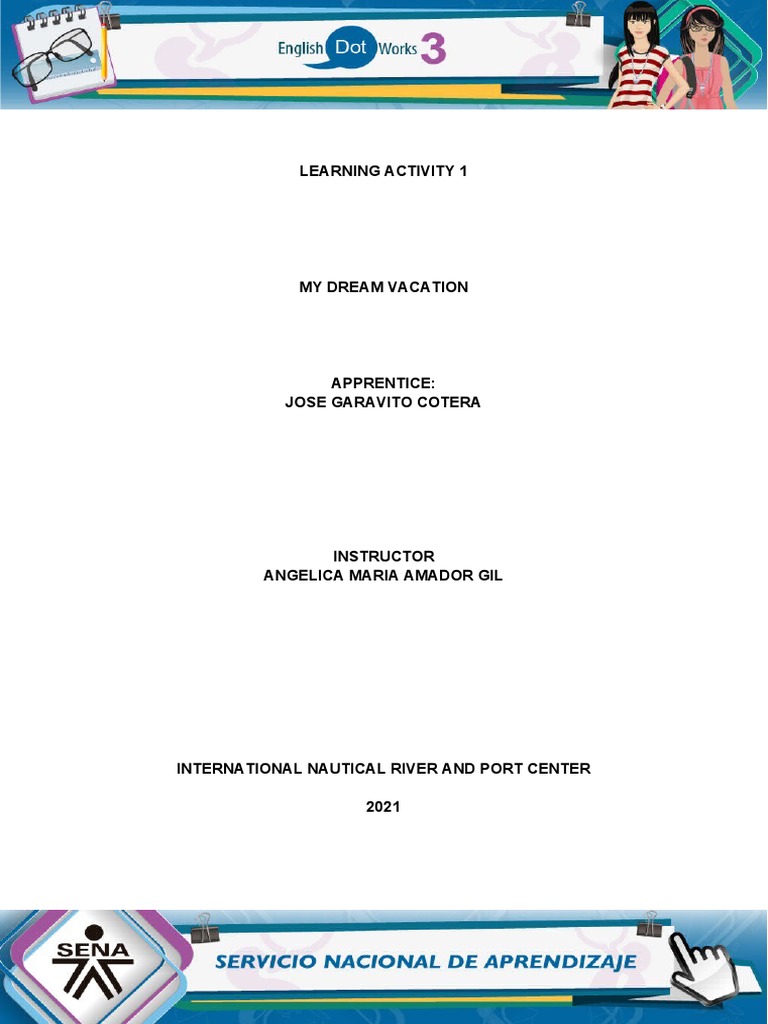 Dream Vacation Planning Activity | PDF | Paris | Tourism