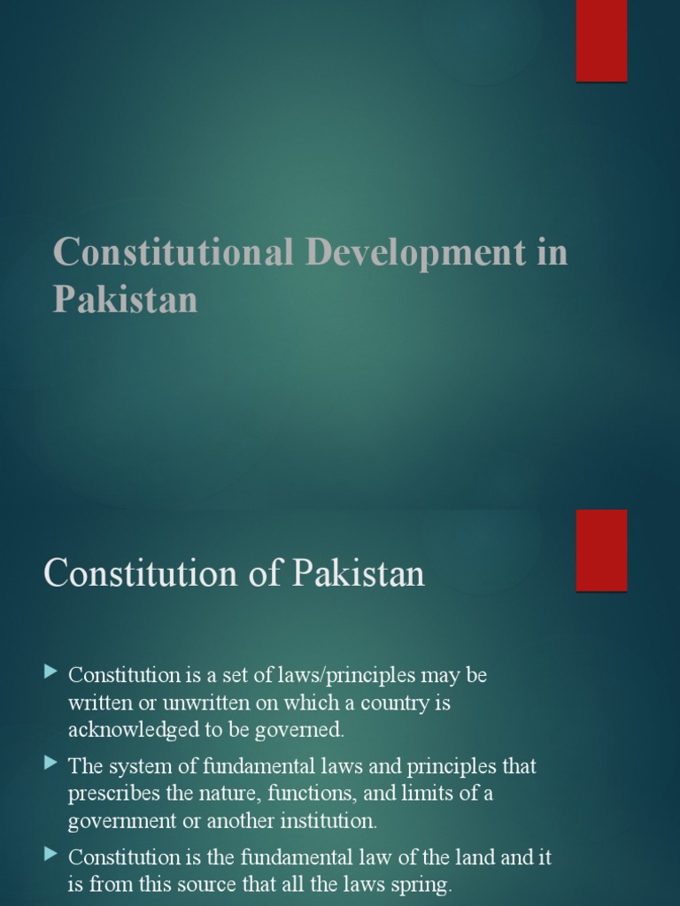 Pakistan's Constitutional Evolution 1947-1956 | PDF | Pakistan ...