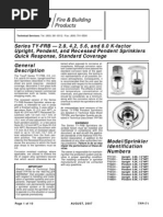 Tyco TY313+TY323 TFP172 - 09 - 2022 | PDF | Fire Sprinkler System ...