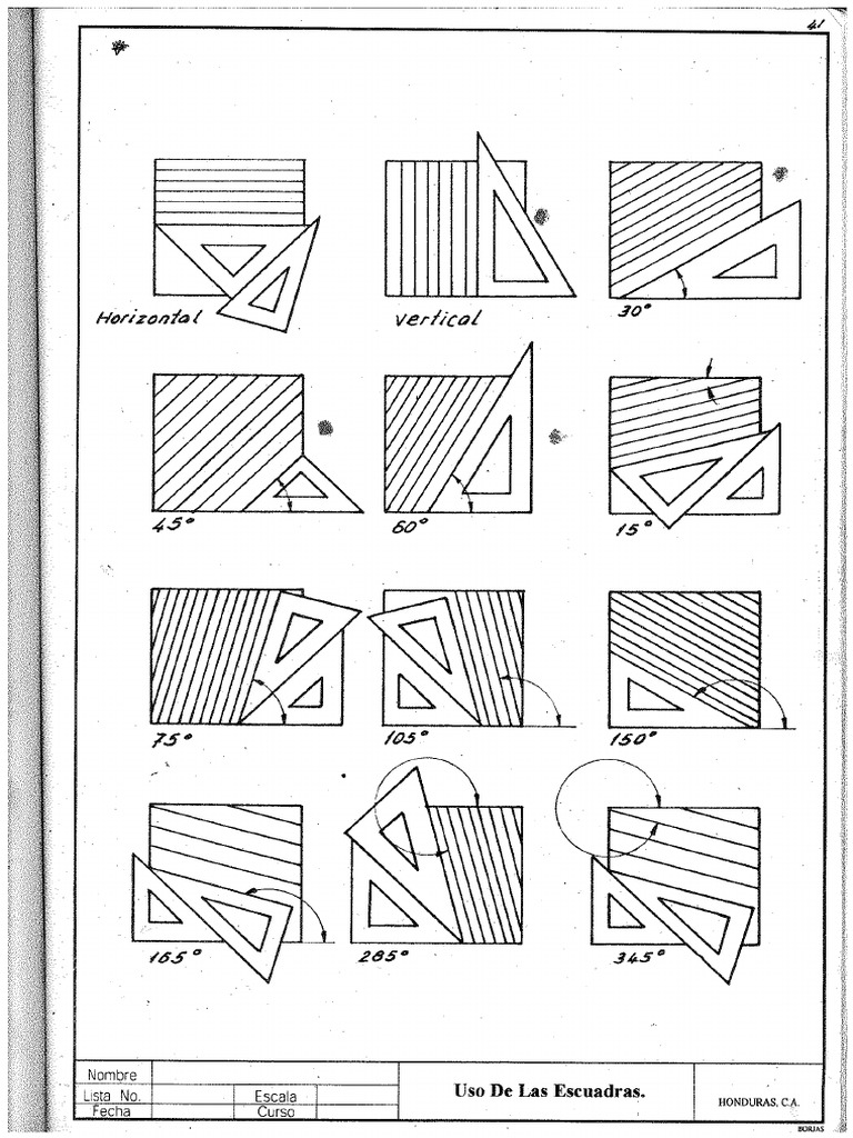 Uso de Las Escuadras | PDF
