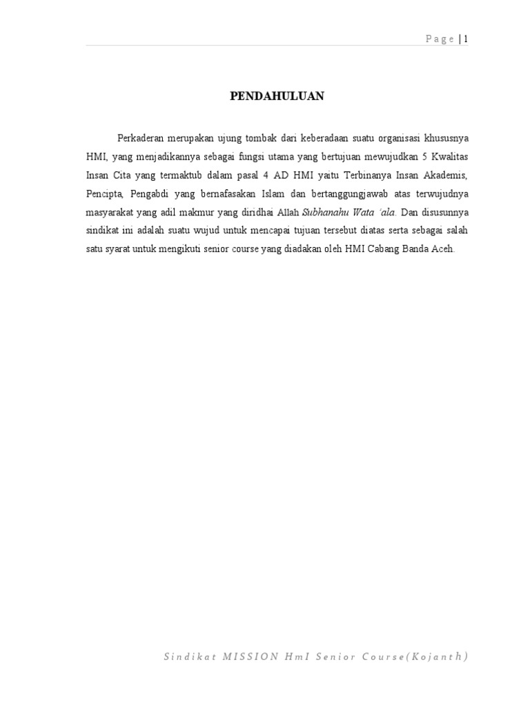 Sindikat Mission | PDF | Karier & Perkembangan