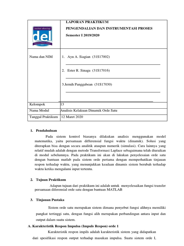 Laporan Modul 1 - Kelompok 13 | PDF