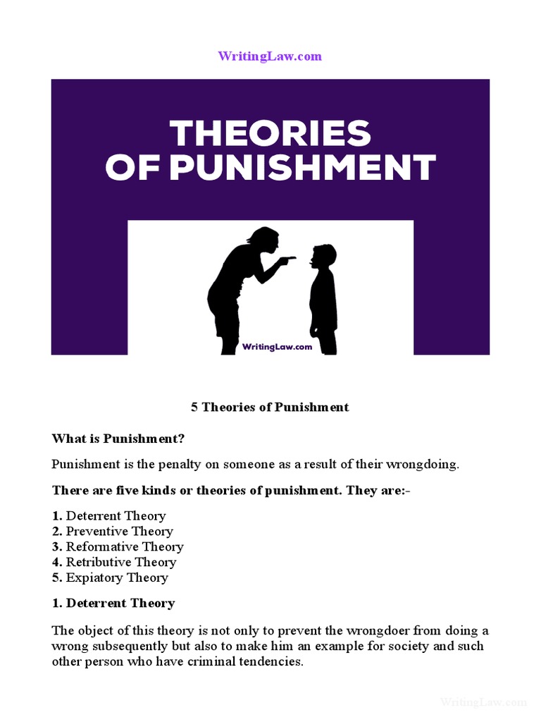 5 Theories of Punishment | PDF