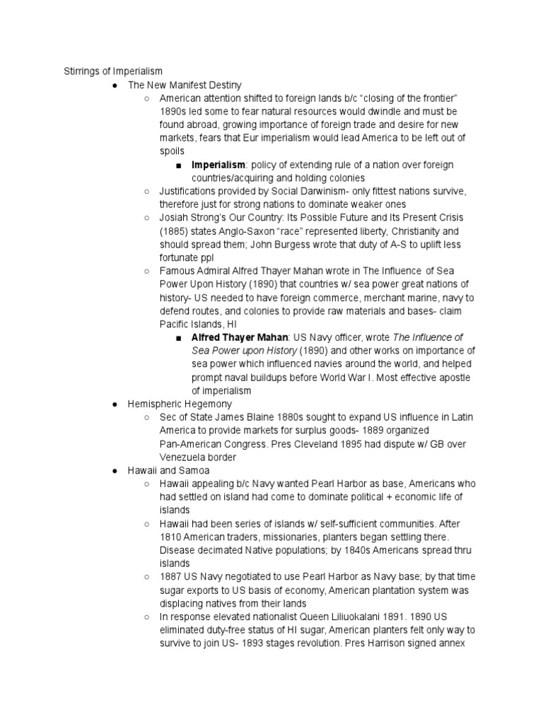 APUSH Alan Brinkley American History Pgs 530-548 From Histnotes - Com ...