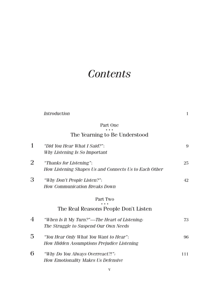 The Lost Art of Listening Explained | PDF | Wellness
