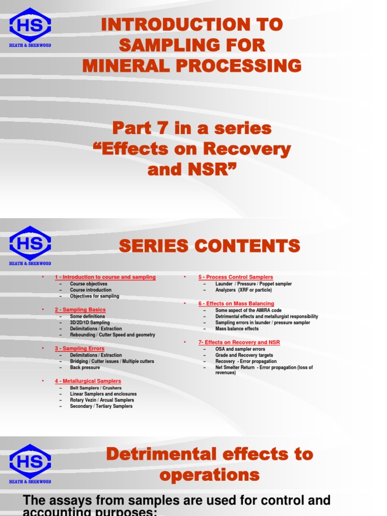 How OSA Slurry Sampling Sampler Affects Recovery and NSR Calculations ...