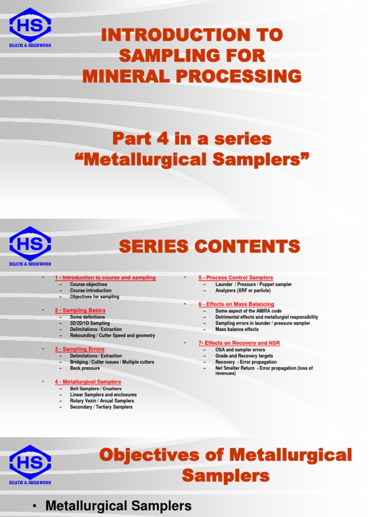 Metallurgical Belt Samplers For Crushers Linear Samplers Rotary Vezin ...