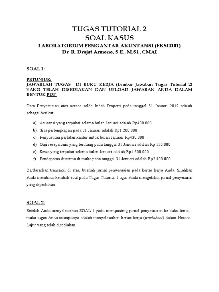 Tugas Tutorial 2 - Lab PA - 23 Mei 2021 | PDF