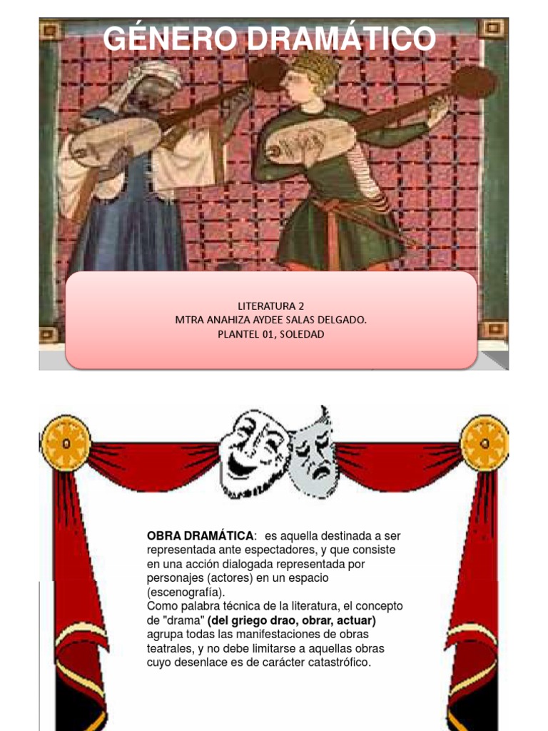 Genero Dramatico | PDF | Tragedia | Teatro
