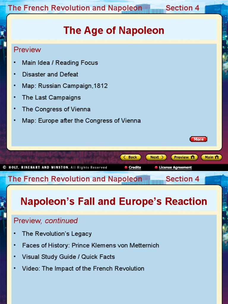 The Age of Napoleon: Preview | PDF | First French Empire | Napoleon