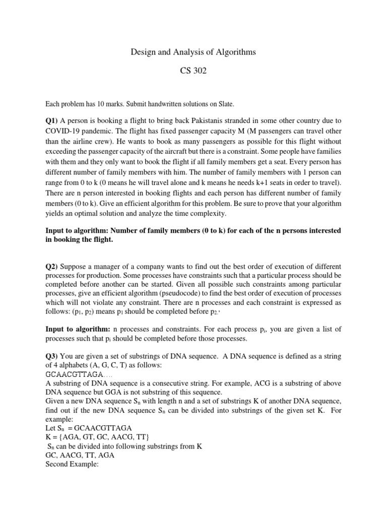 HW 4 Greedy and DP | PDF | Time Complexity | Algorithms