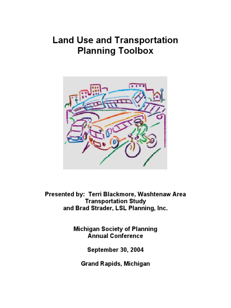 Land Use and Transportation Planning Toolbox | PDF | Traffic | Mixed ...