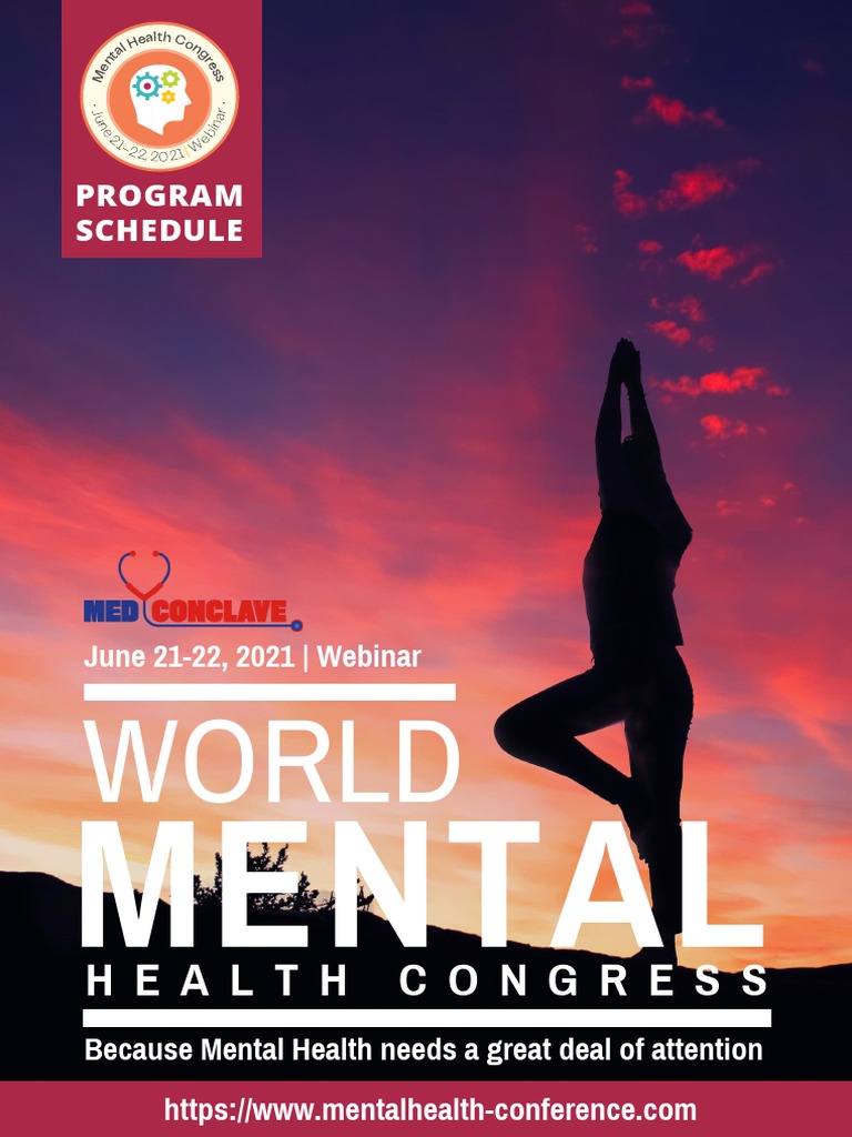 Tentative Program: World Mental Health Congress | PDF | Mental Health ...