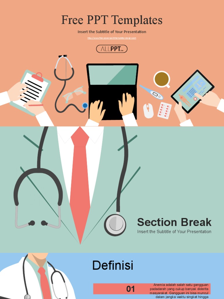 Medical Health Care PowerPoint Templates | PDF | Page Layout | Infographics