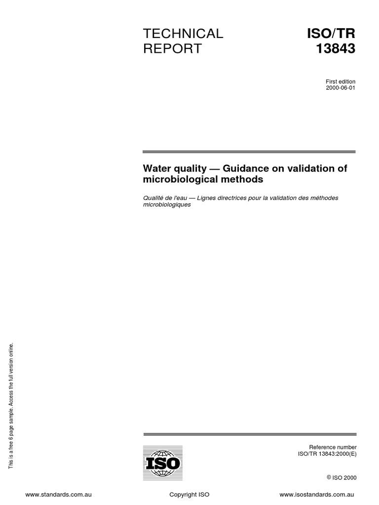 Technical: Iso/Tr 13843 | PDF | Coefficient Of Variation ...