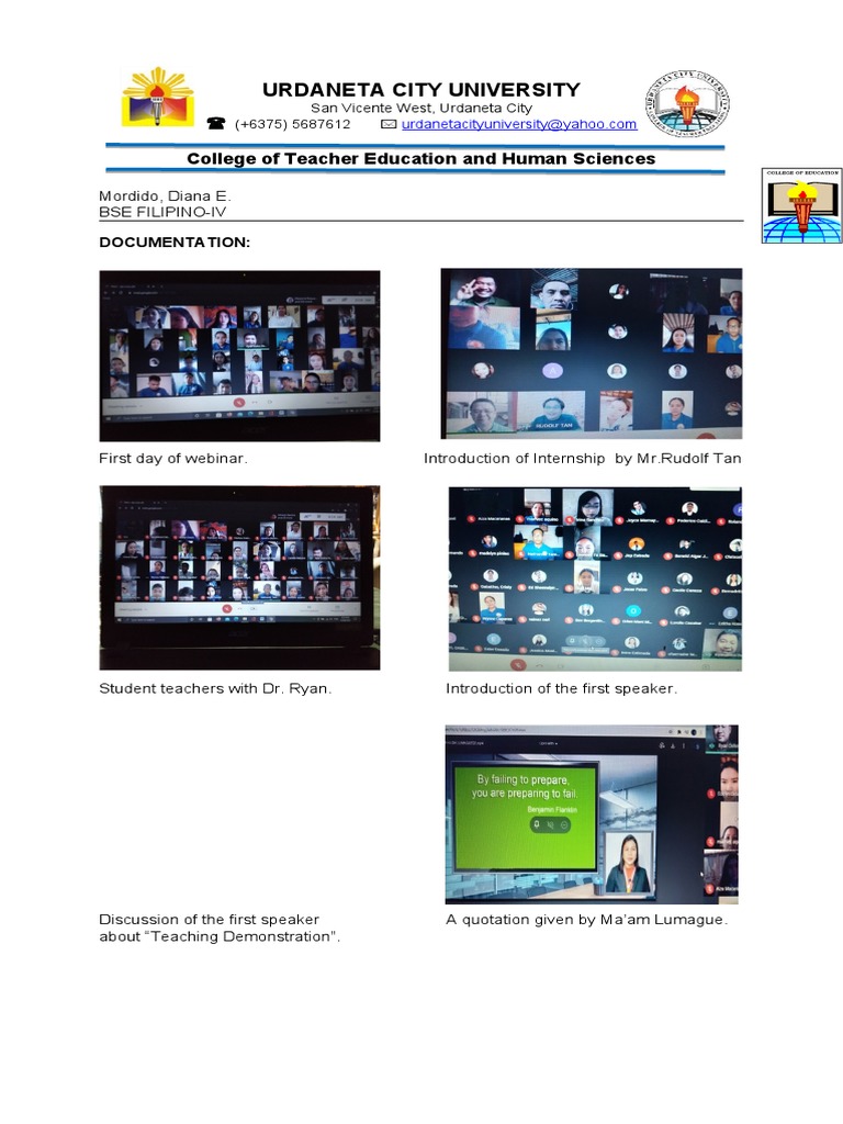 Urdaneta City University: College of Teacher Education and Human ...