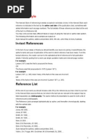 SAGE Harvard Reference Style Guide | PDF | Citation | Bracket