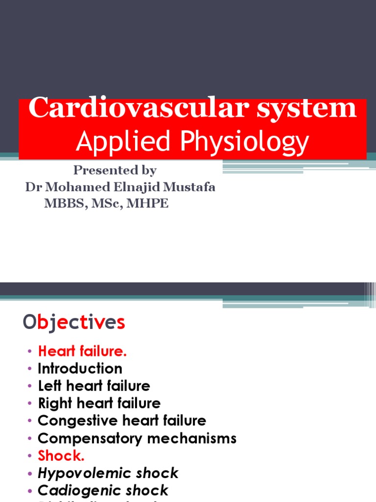 HF & Shock | PDF | Shock (Circulatory) | Heart Failure