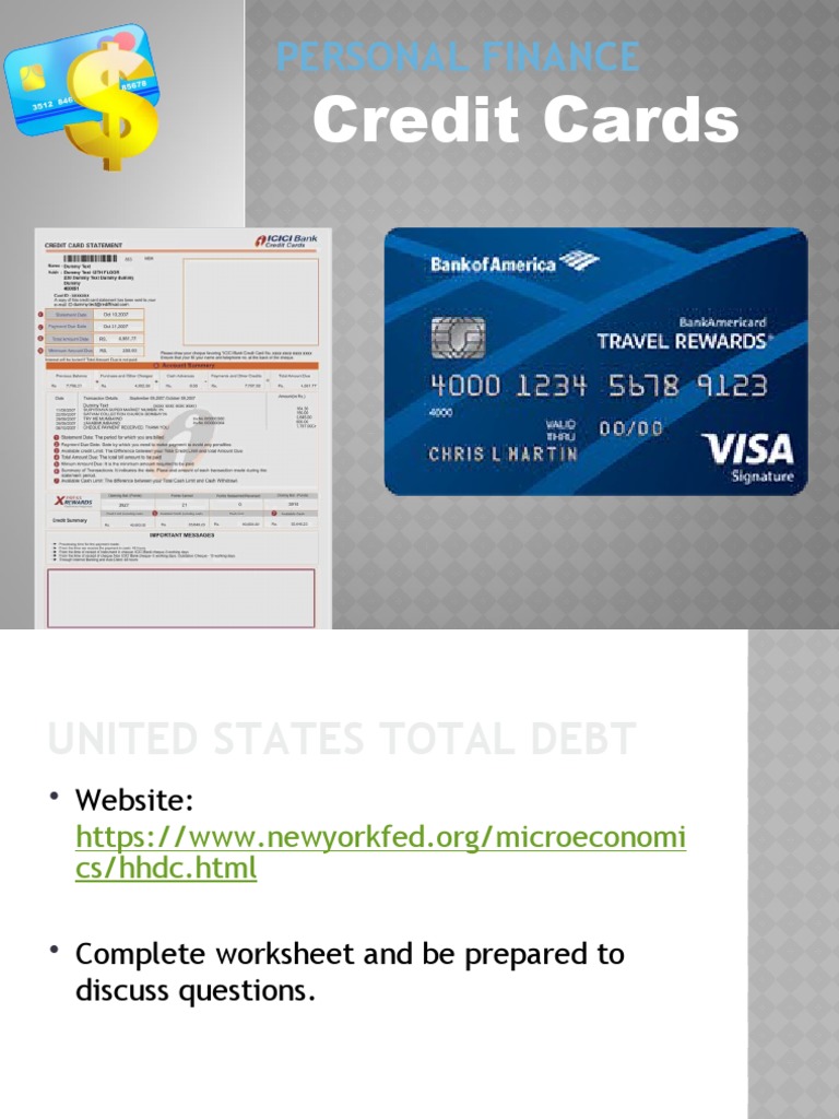 Credit Cards: Personal Finance | PDF | Annual Percentage Rate | Credit Card