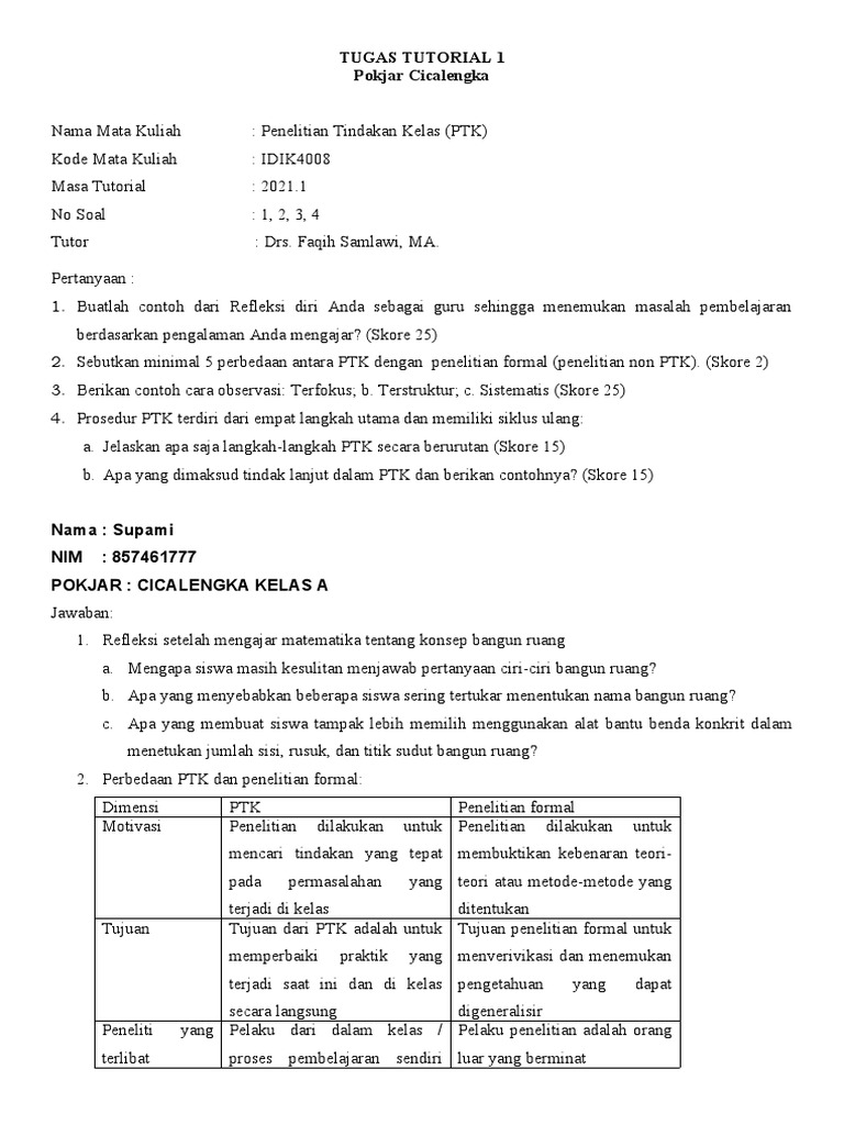 Tugas Tutorial 1 PTK | PDF