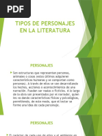 Clasificación de Tipos de Personajes | PDF