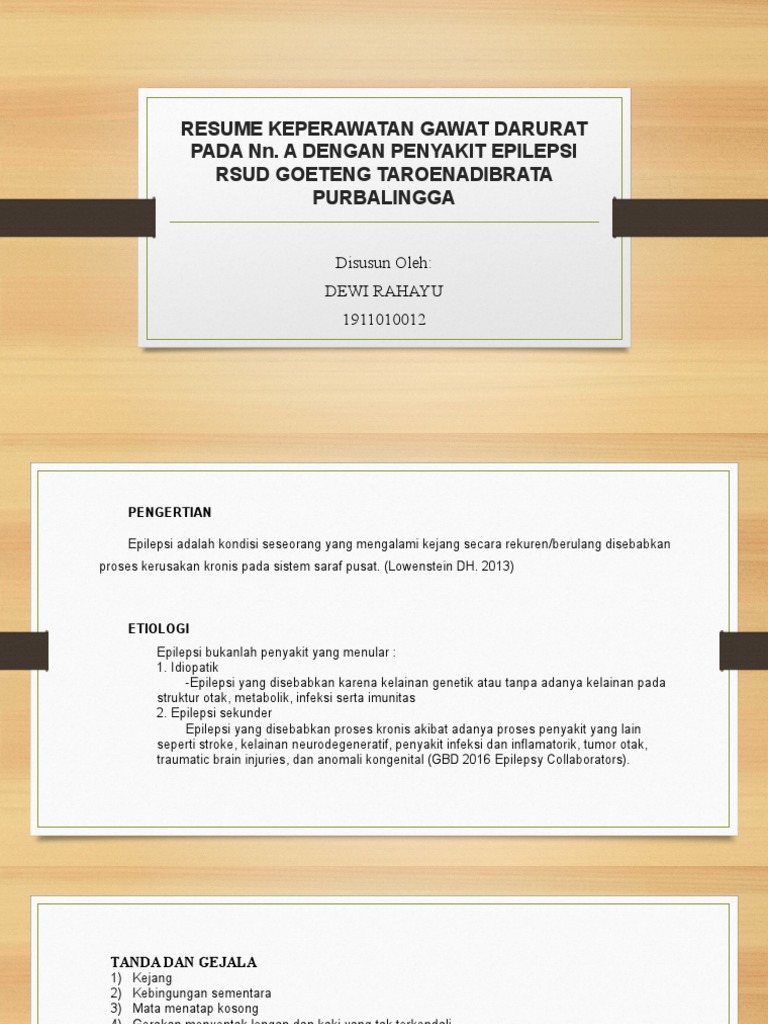 Soca Igd Epilepsi | PDF