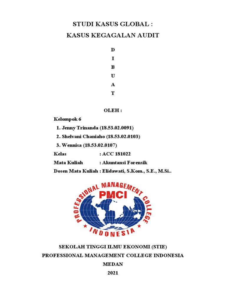Studi Kasus Global (Kegagalan Audit) | PDF