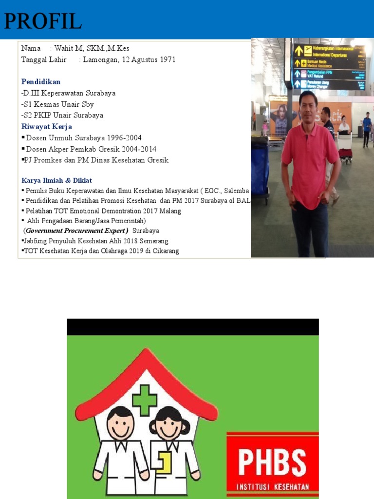 PROFIL DAN DASAR PEMBINAAN PHBS DI INSTITUSI KESEHATAN | PDF