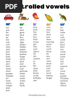 WTW Primary Spelling Inventory | PDF | Orthography | Linguistics