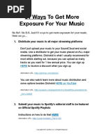 Spotify Guide en PDF | PDF | Spotify | Advertising