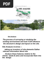 Site Analysis Checklist | PDF | Wound | Soil