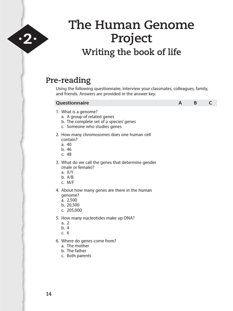 The Human Genome Project: Writing The Book of Life | PDF | Dna | Genetics