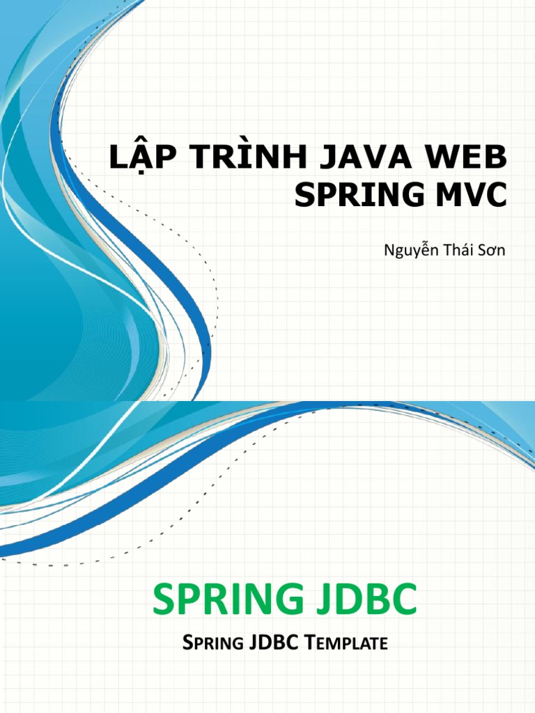 LẬP TRÌNH JAVA WEB SPRING MVC - B4 | PDF