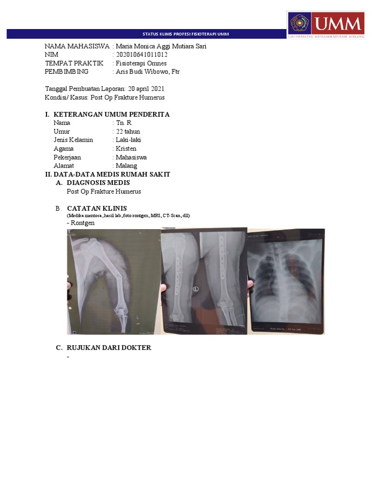 Status Klinis Profesi Fix | PDF