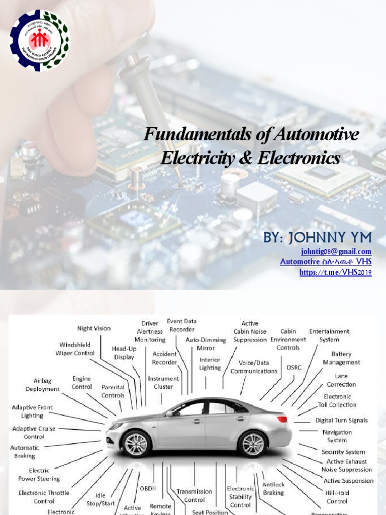Fundamentals of Automotive Electricity & Electronics | PDF ...