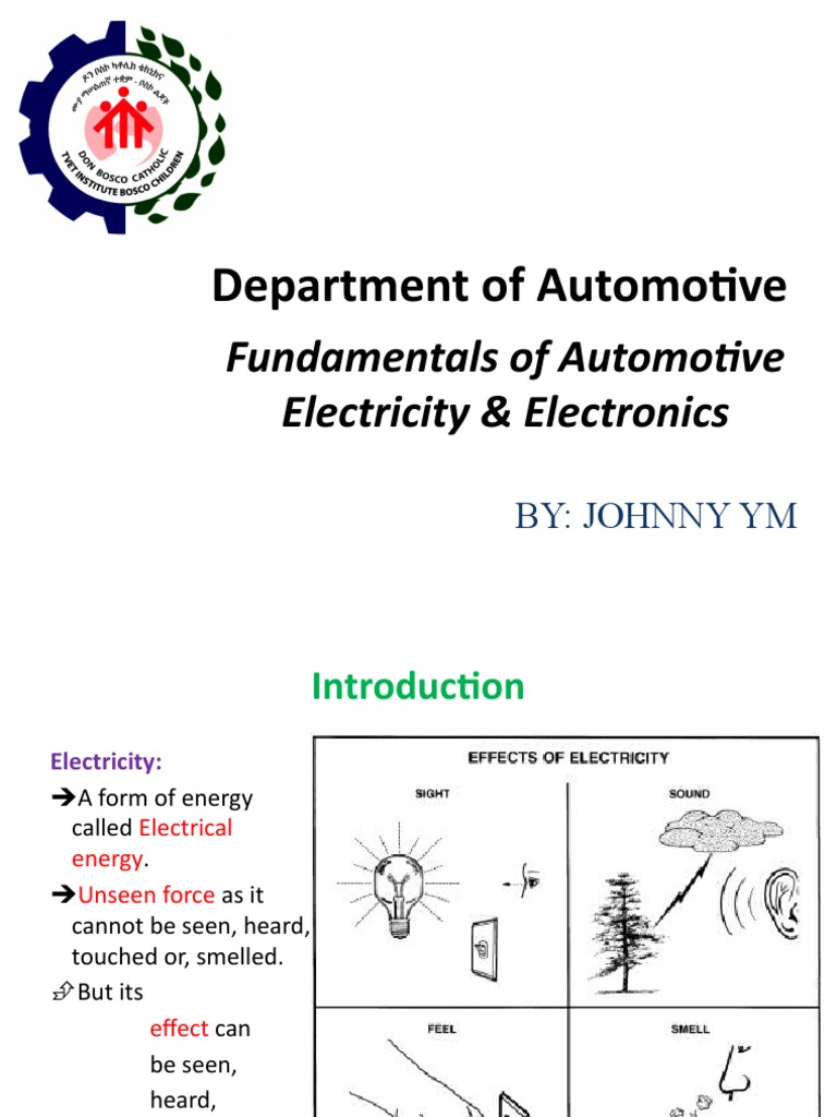 Automotive Electricity Fundamentals | PDF | Integrated Circuit ...