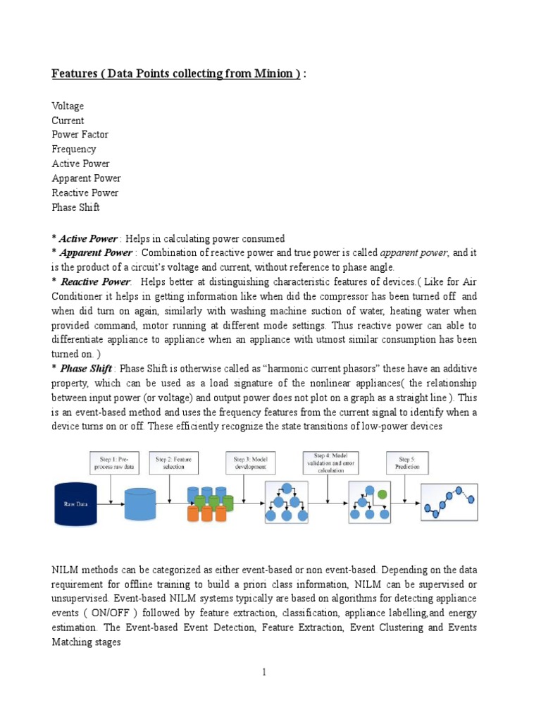 NILM Algorithm and Machine Learning Techniques | PDF | Support Vector ...