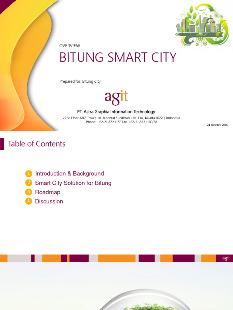 Bitung Smart City Presentation For Bitung Aparatus | PDF | Analytics ...