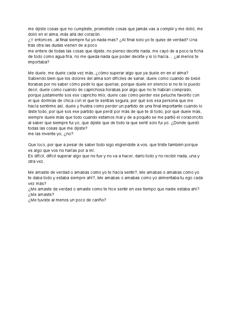 Por Que Siempre Fui Yo | PDF