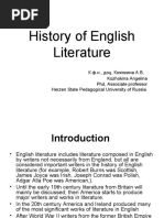 Brief History of English Literature | PDF | English Literature ...