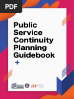 Public Service Continuity Plan | PDF | Risk Assessment | Risk