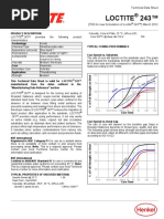 LOCTITE DRI 204 Technical Data Sheet | PDF | Nut (Hardware) | Screw
