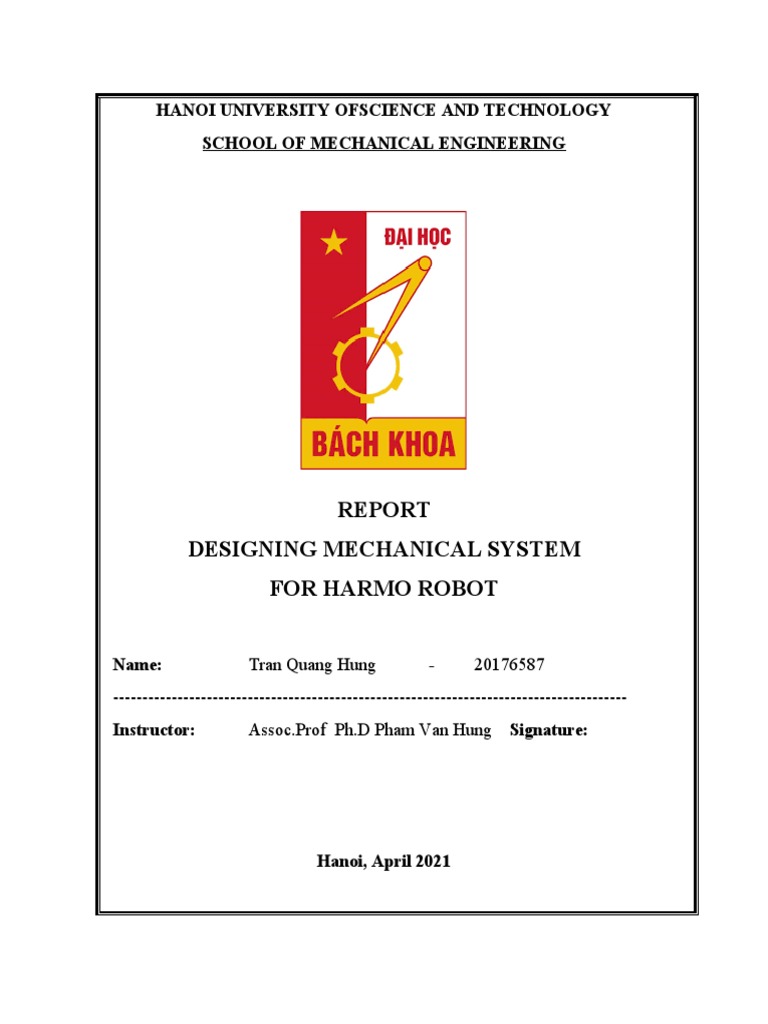 Design Harmo Robot (English Ver.) | PDF | Kinematics | Programmable ...