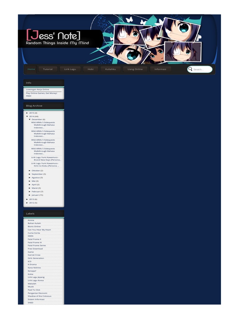 Wild-Arms-5-Sidequest 3 | PDF