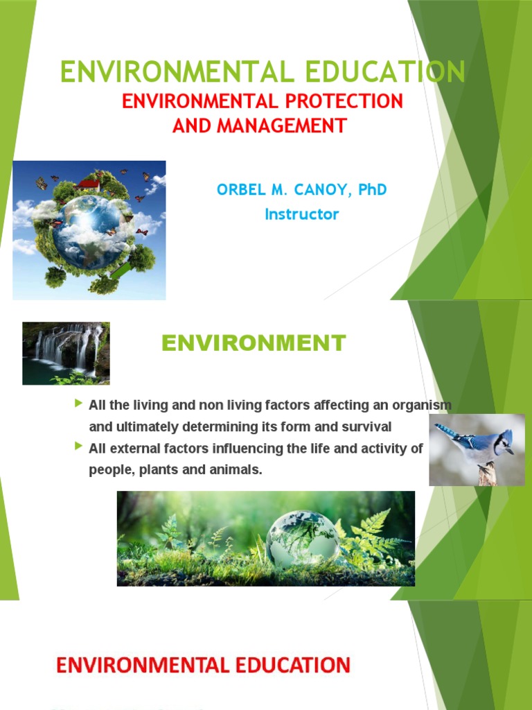 Environmental Protection and Management | Download Free PDF ...