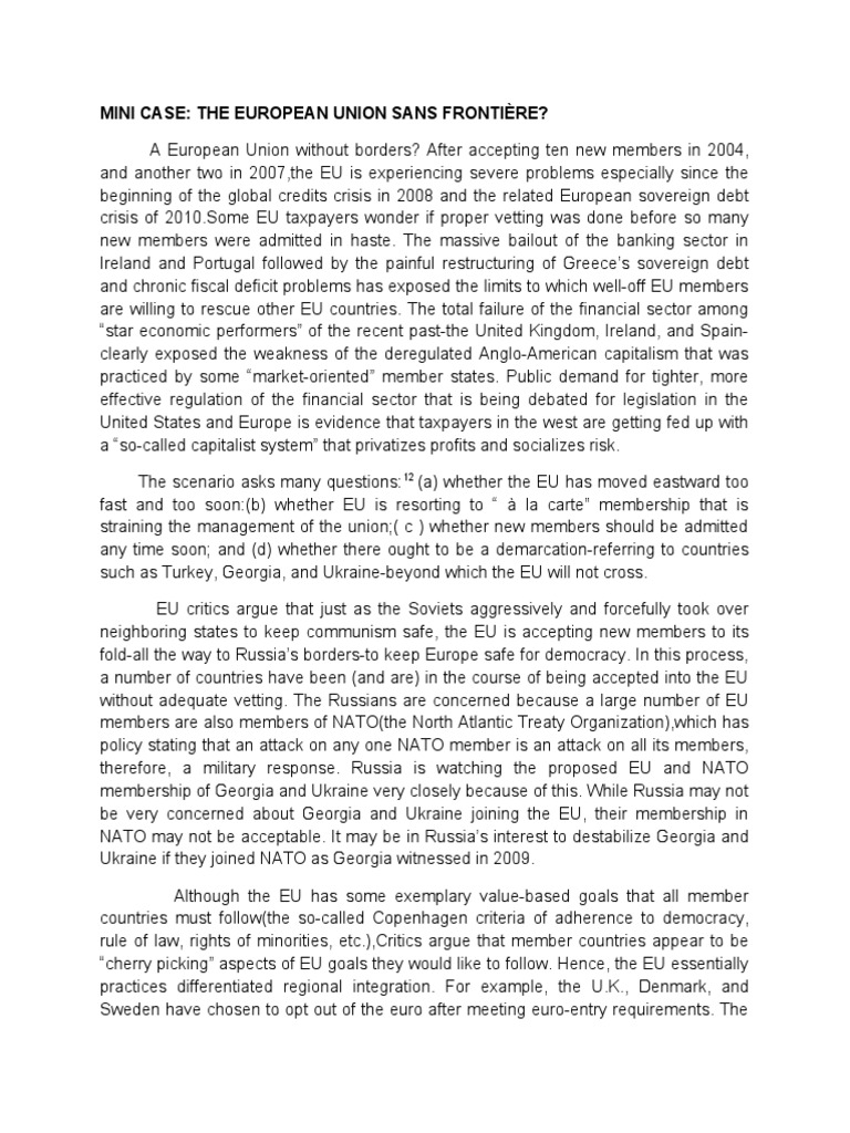 Case Study 4 | PDF | Nato | European Union